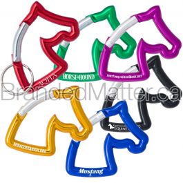 Horse Head Shaped Carabiners | BrandedMatter.ca