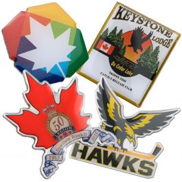 Customized Pins in Full Colour | BrandedMatter.ca